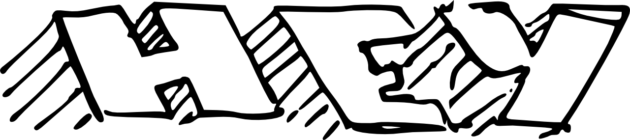 Download Hey Word - Word Hey In Graffiti Clipart Png Download - PikPng