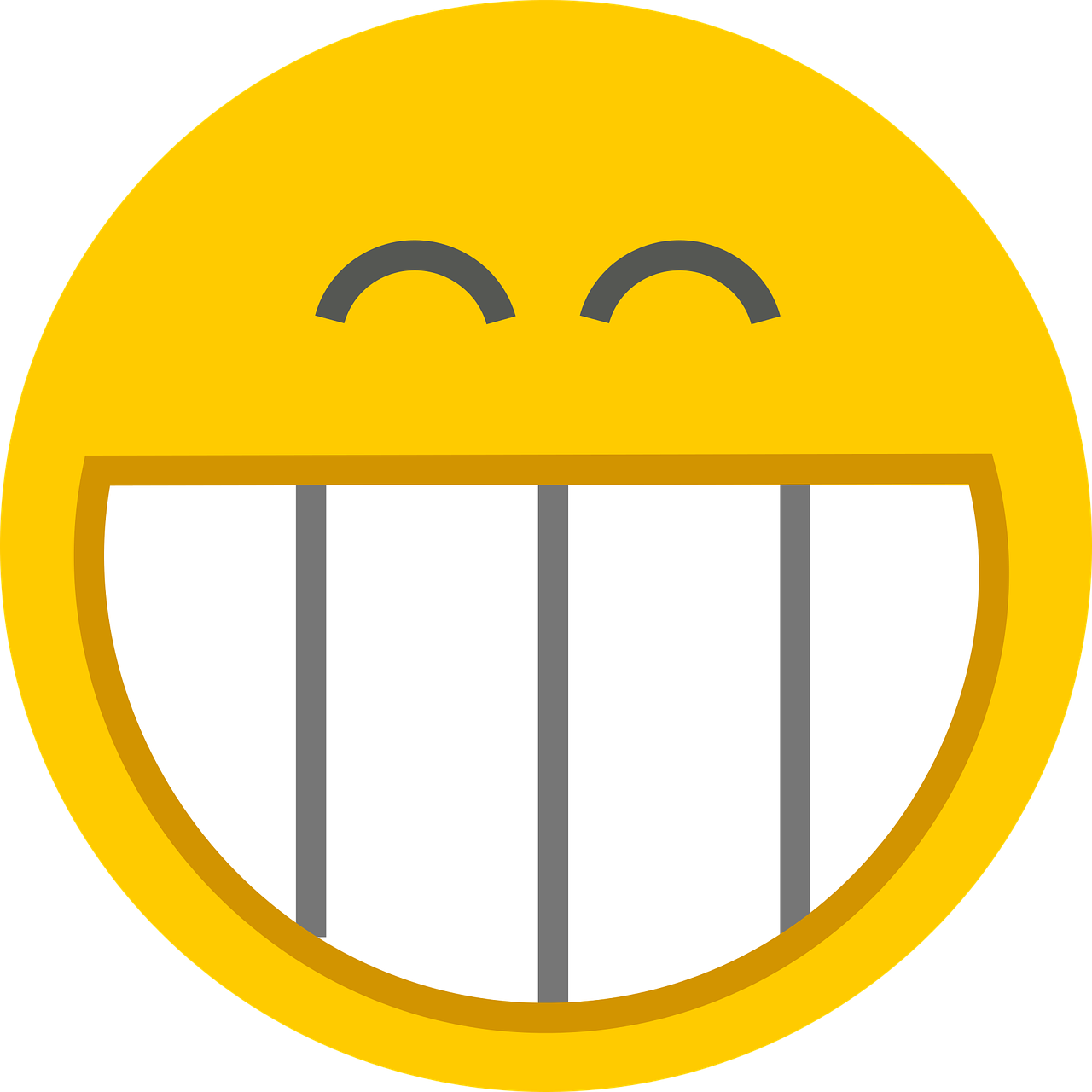 Happy Face Vector Png Clipart - Large Size Png Image - PikPng
