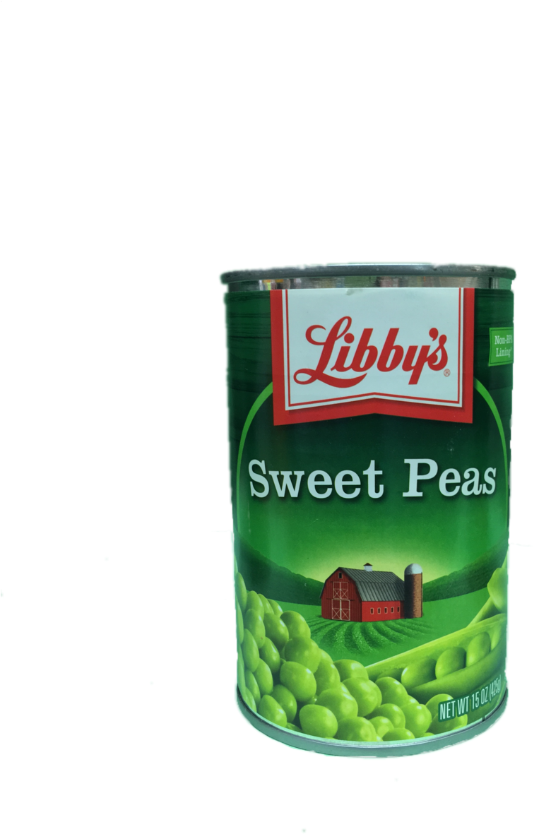 Libby's Sweet Peas 15 Oz - Snap Pea Clipart - Large Size Png Image - PikPng