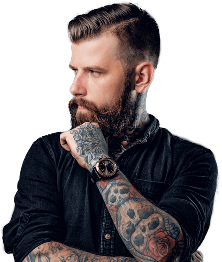 Download Redkenbrews-model - Mens Beauty Parlour Models Clipart Png ...