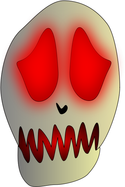 Free Sad Skull - Skull Clipart - Large Size Png Image - PikPng