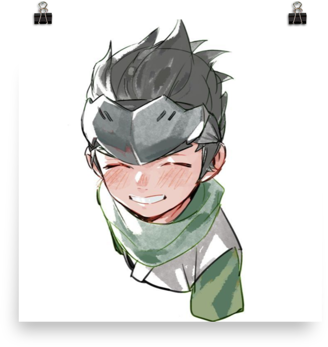 Kid Genji Kawaii Smile - Genji Chibi Clipart - Large Size Png Image ...