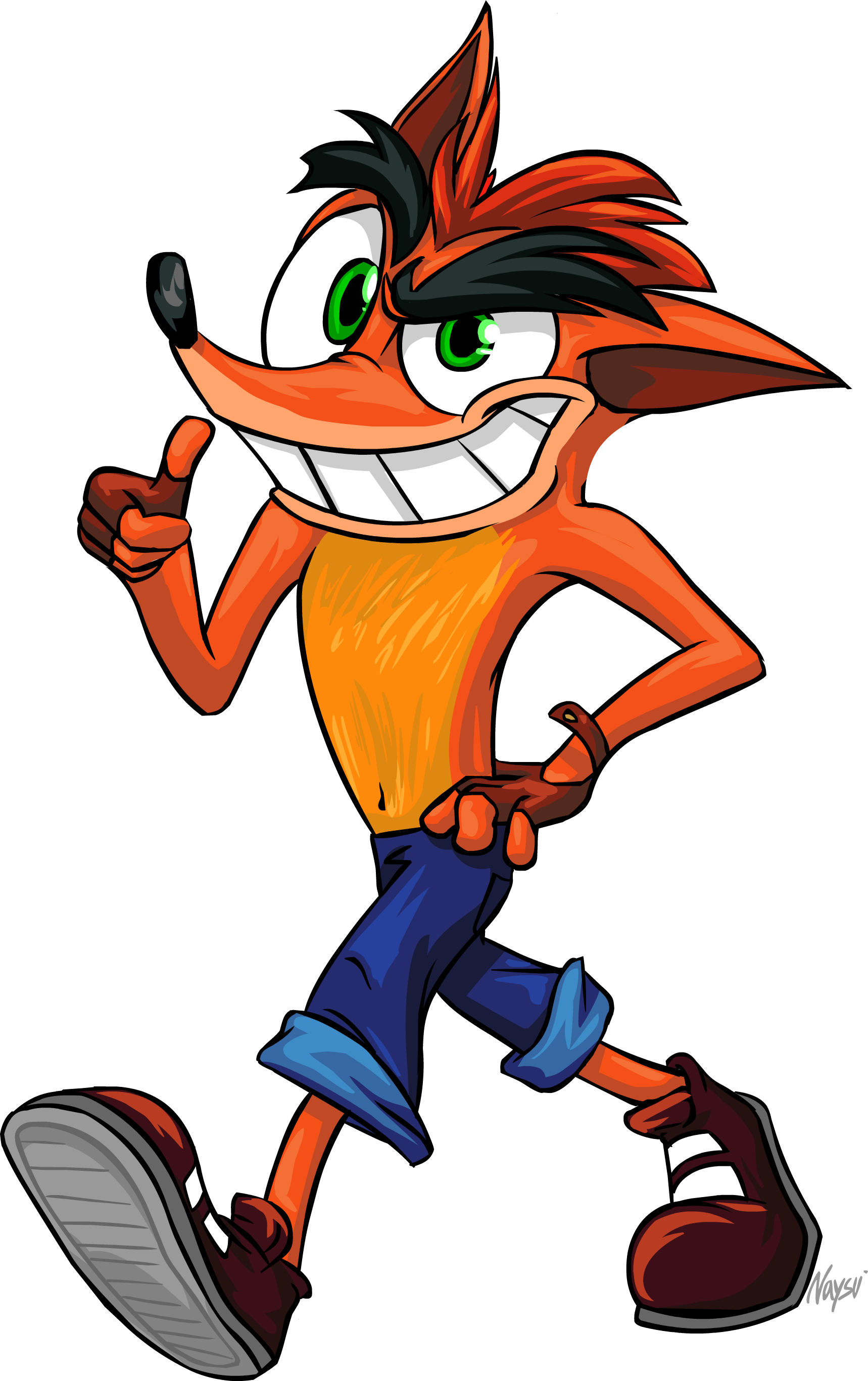 Bandicoots Cartoon Png - Crash Bandicoot Fan Art Png Clipart - Large ...