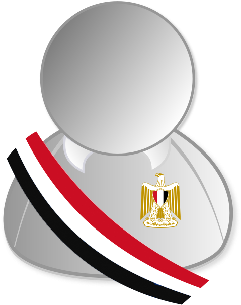Egypt Politic Personality Icon - Flag Of Egypt Clipart - Large Size Png ...