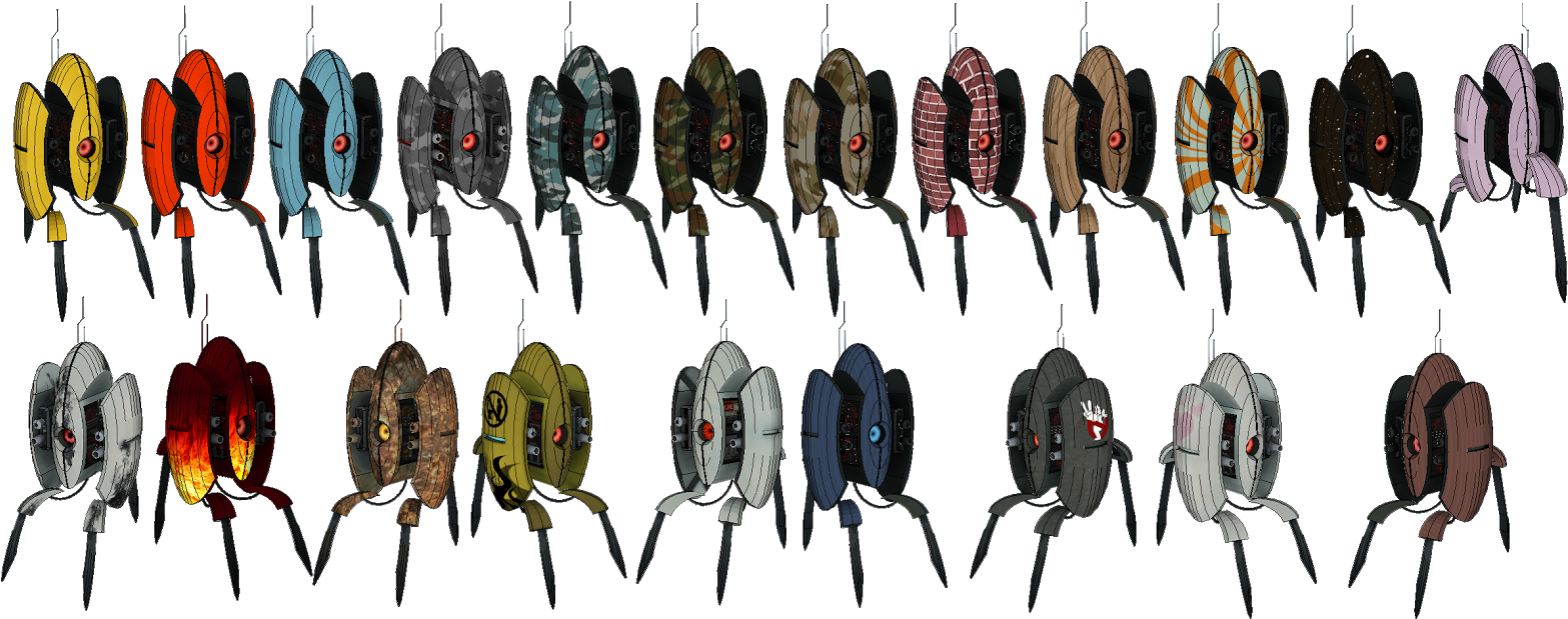 The Game Images Many Turrets Hd Wallpaper And Background - Portal ...