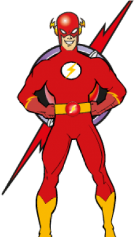 Superheroe Flash Vector Free Clipart - Large Size Png Image - PikPng