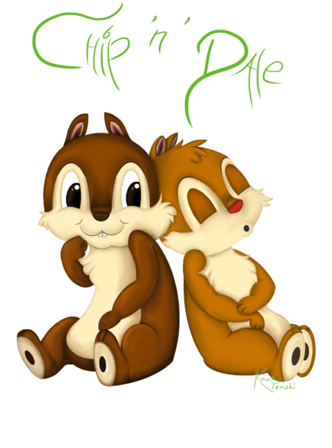 Chip 'n' Dale - Chip And Dale Background Clipart - Large Size Png Image ...