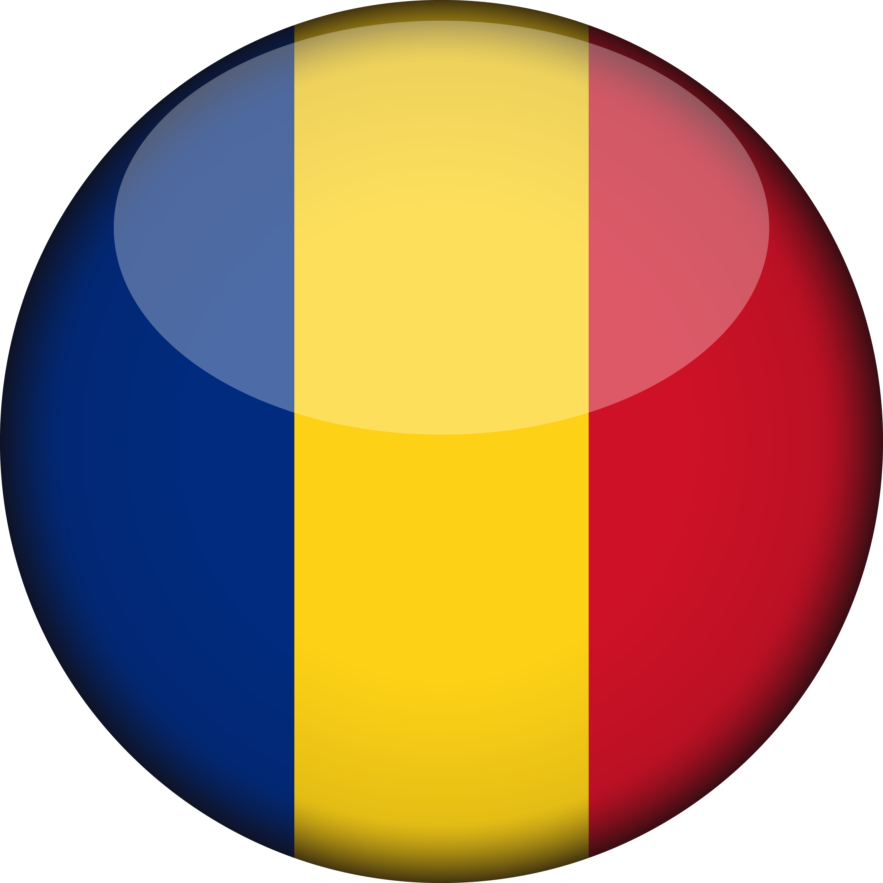 3d Circle Png - Romania Flag Round Clipart - Large Size Png Image - PikPng