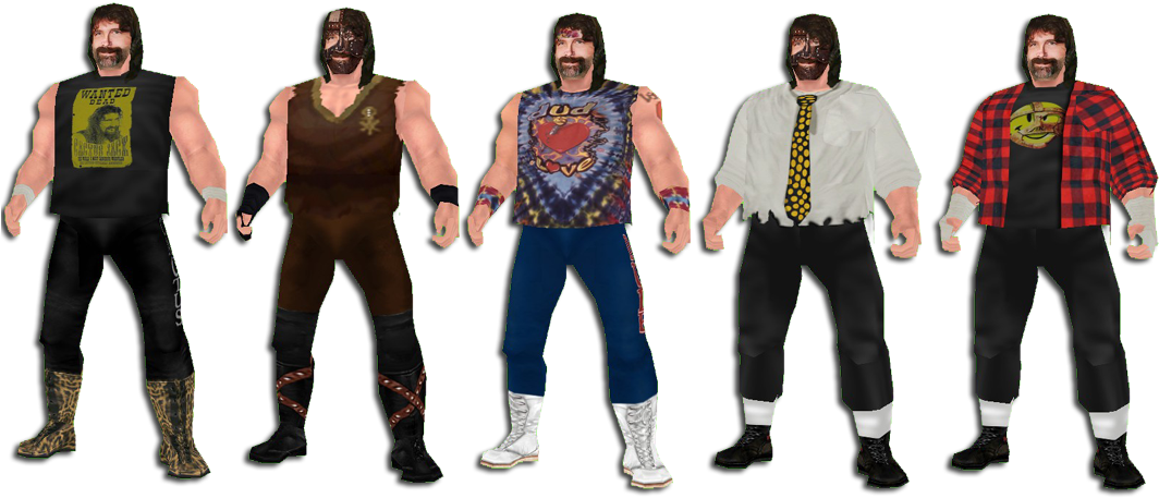 Download Wwf No Mercy 2011 Mod - Mankind Wwf No Mercy Clipart - Large ...