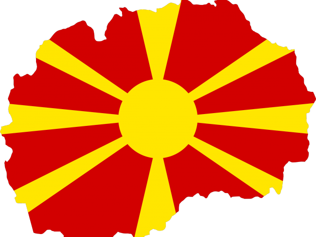 Macedonia Clipart Png - Macedonia Flag Map Transparent Png - Large Size ...