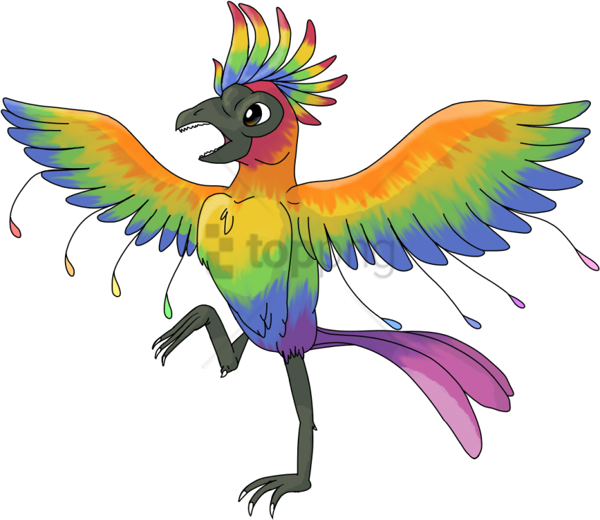 Download Free Png Rainbow Bird Pokemon Png Image With Transparent ...