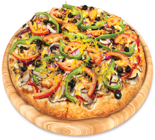 Veggie - Barbecue Chicken Tender Pizza Clipart - Large Size Png Image ...