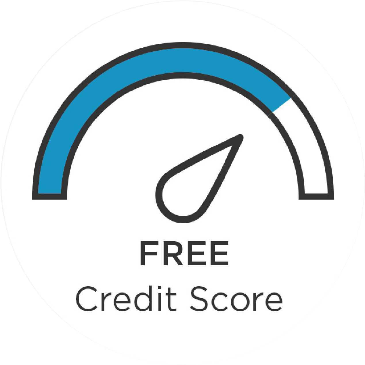 I Credit Score - Circle Clipart - Large Size Png Image - PikPng
