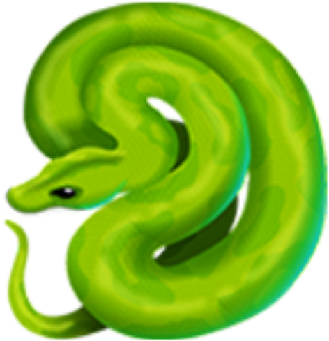 Smooth Green Snake Clipart Poker - Serpent - Png Download - Large Size ...