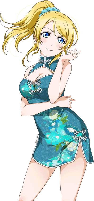 Download School Idol Tomodachi Cards Album 375 Ayase Eli Sr - China Dress Love Live Transparent ...