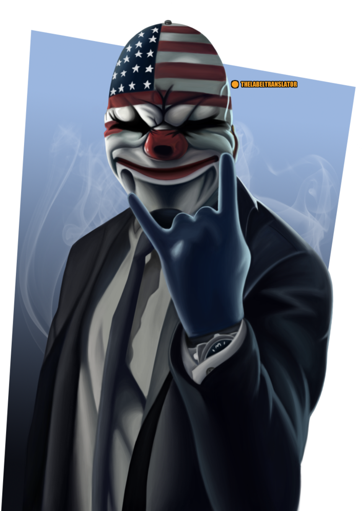 Art Id - - Payday 2 Dallas Art Clipart - Large Size Png Image - PikPng