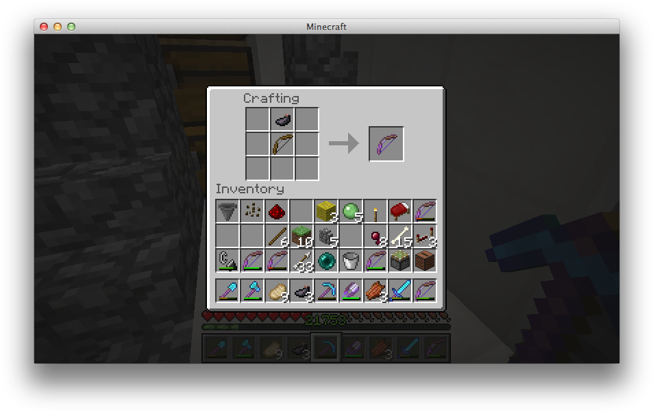 Crafting Paintball Gun - Autocraft Minecraft Vanilla Clipart - Large ...