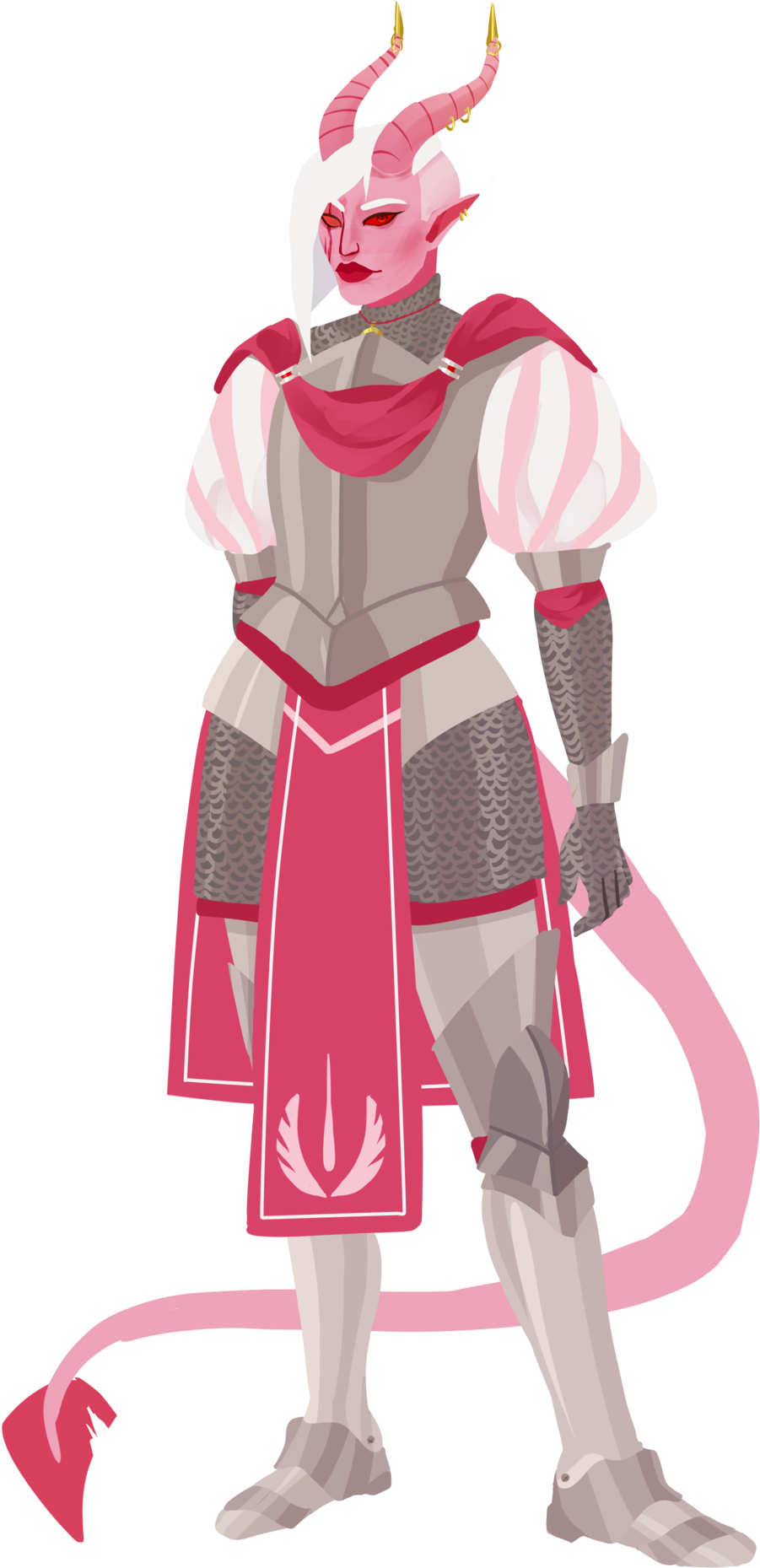 “if Your Character Doesn't Look Like A Magical Girl - Pink Tiefling ...