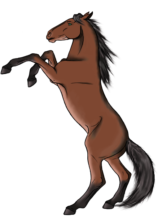 Rearing Da Horse By Et-hem Clipart - Large Size Png Image - PikPng