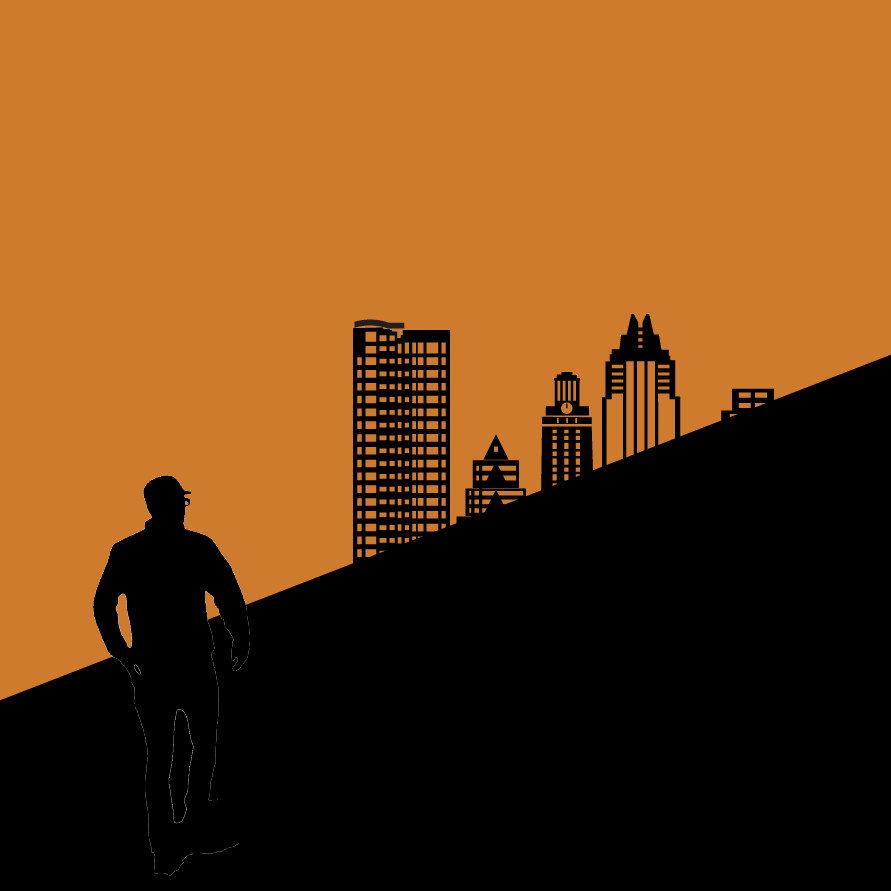 Austin Hipster - Silhouette Clipart - Large Size Png Image - PikPng