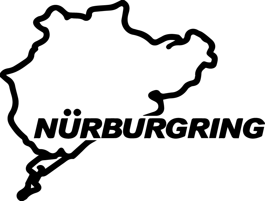 Nurburging Car Decal/sticker - Neverbeen Nurburgring Sticker Clipart ...