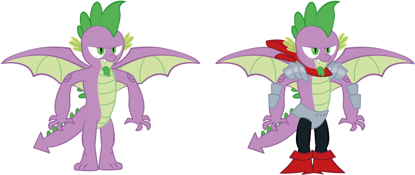 Adult, Adult Spike, Armor, Artist - Mlp Adult Spike Clipart - Large ...