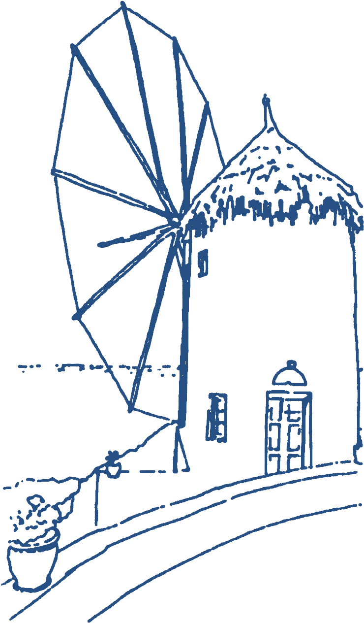 Shop In The Greek Marketplace, Grab A Drink At The - Greek Windmill ...