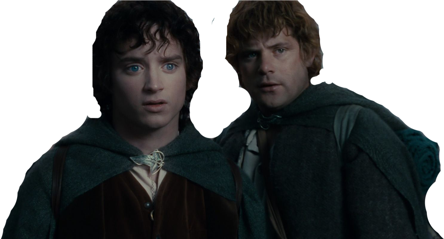 Frodo Png - Frodo And Sam Png Clipart - Large Size Png Image - PikPng