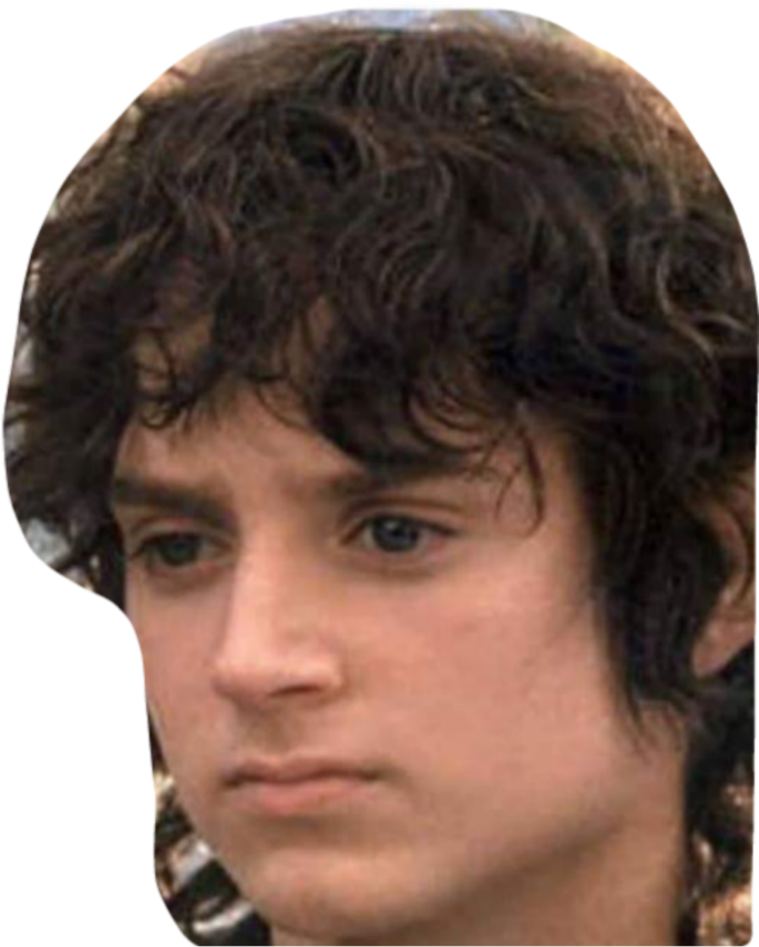 Download Frodo Sticker - Frodo Clipart Png Download - PikPng