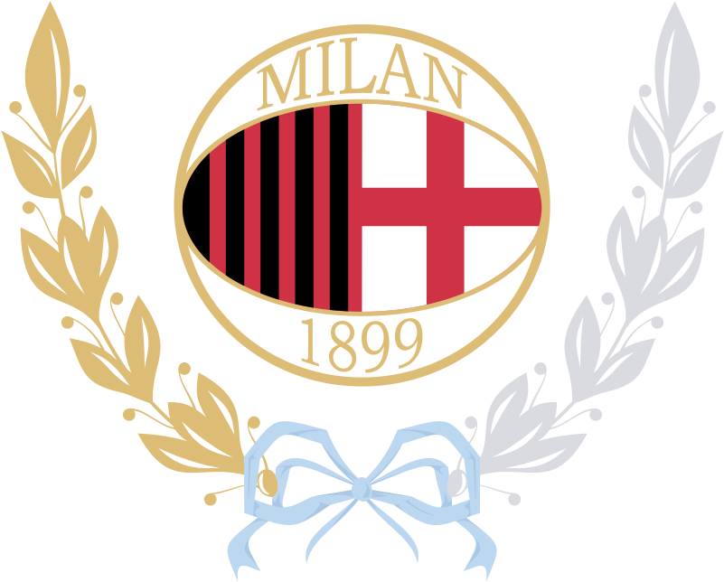 Ac Milan - Ita - - Futbox Ac Milan Emblem Clipart - Large Size Png ...