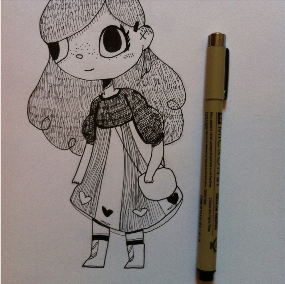 Inking - Cartoon Clipart - Large Size Png Image - PikPng