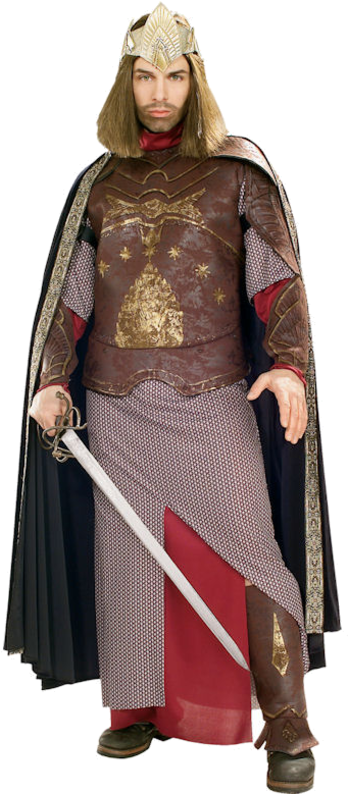 Download Lord Of The Rings Adult Deluxe King Aragorn Costume - King ...