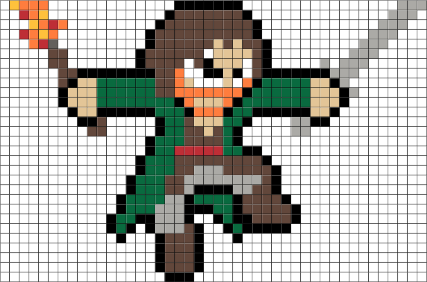 Lord Of The Rings Pixel Art Clipart - Large Size Png Image - PikPng