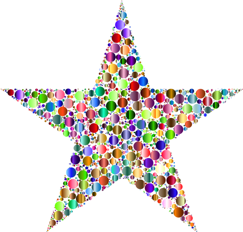 Light Star Color Computer Icons Rainbow - Star Colorful Clipart - Png ...