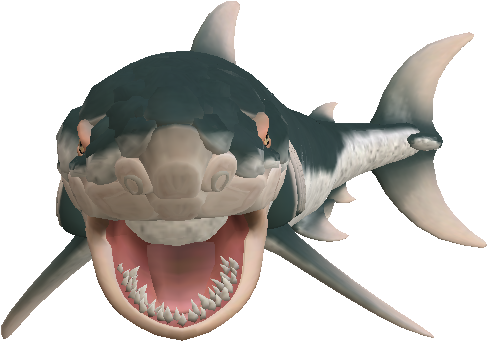 Megalodon - Cartoon Clipart - Large Size Png Image - PikPng