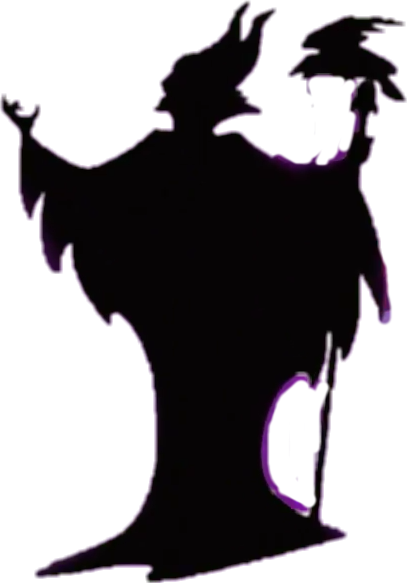 Maleficent Silhouette Clipart - Large Size Png Image - PikPng