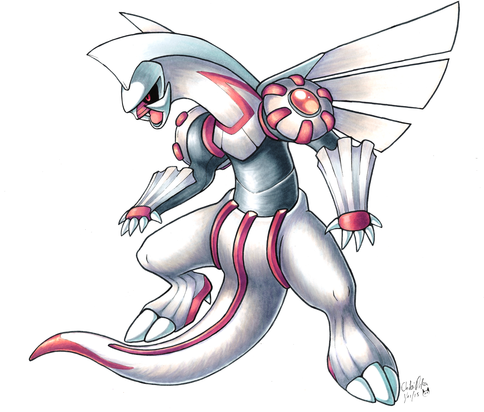 #484 - Palkia - Pokemon Chibi Palkia Clipart - Large Size Png Image ...