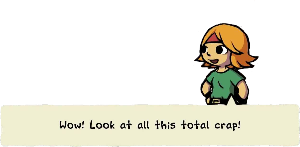 At All This Total Crap , - Cartoon Clipart - Large Size Png Image - PikPng