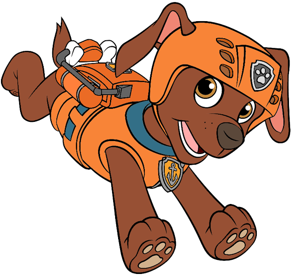 Zuma Paw Patrol Cartoon Clipart - Large Size Png Image - PikPng