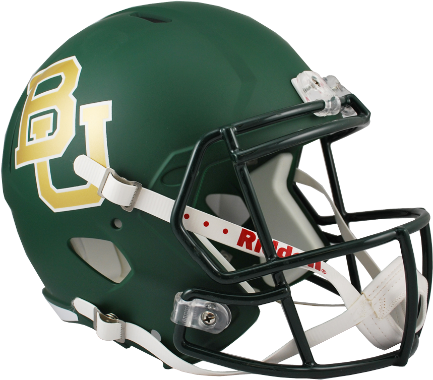 Baylor-green Speed Replica Helmet - Falcons Helmet Clipart - Large Size ...