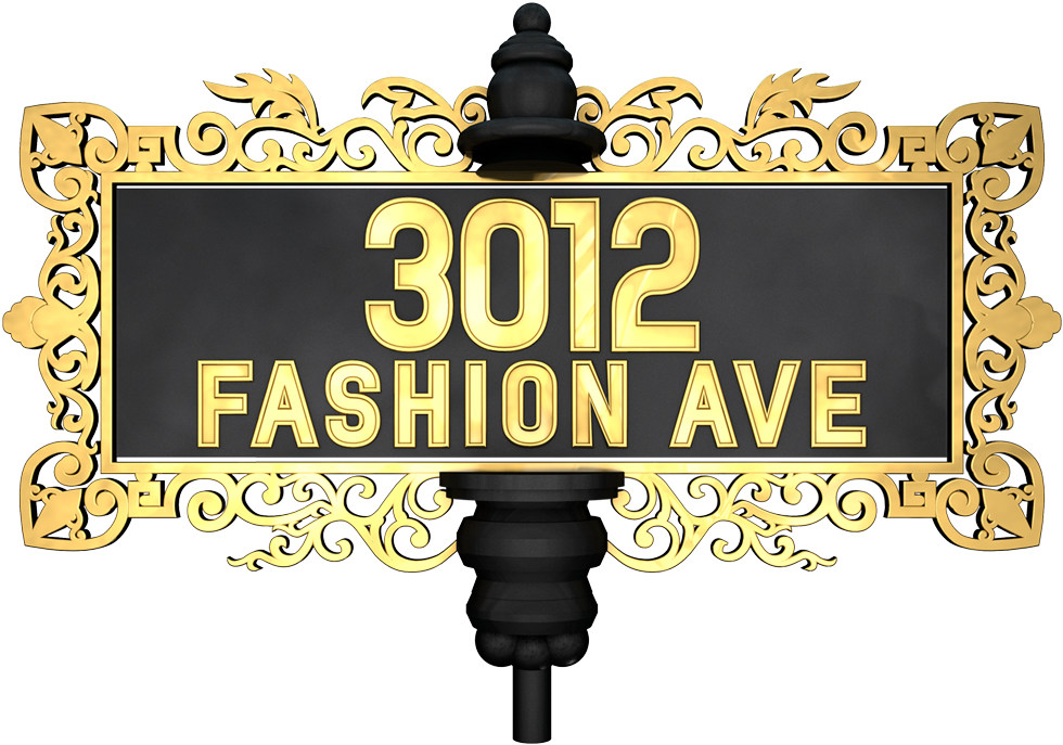 3012 Fashion Ave - Sign Clipart - Large Size Png Image - PikPng