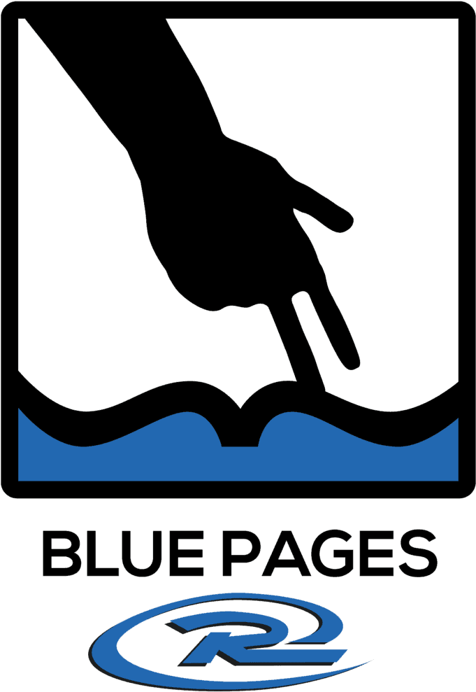 Logo Logo Rush Blue Pages Clipart - Large Size Png Image - PikPng