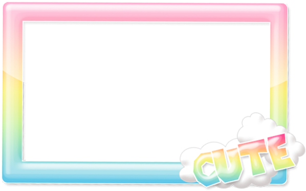 Kawaii Border Png - Frame Kawaii Png Clipart - Large Size Png Image ...
