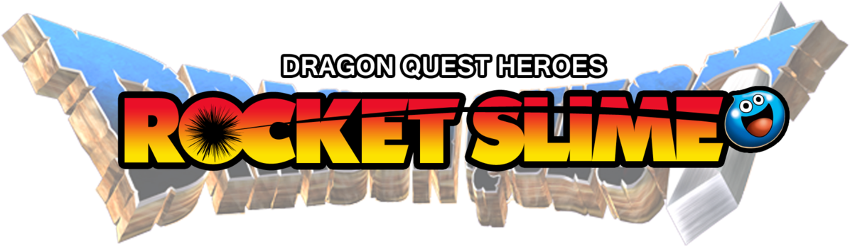 Dragon Quest Heroes - Dragon Quest Rocket Slime Logo Clipart - Large ...