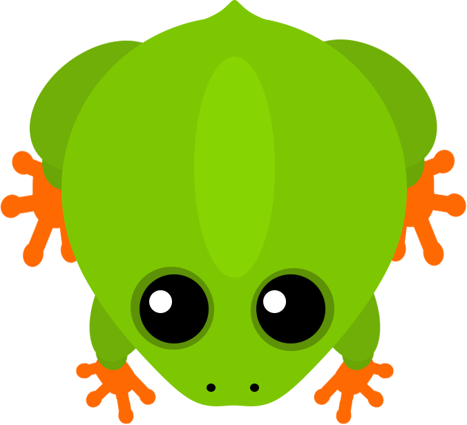 Frog - Mope Io Frog Clipart - Large Size Png Image - PikPng