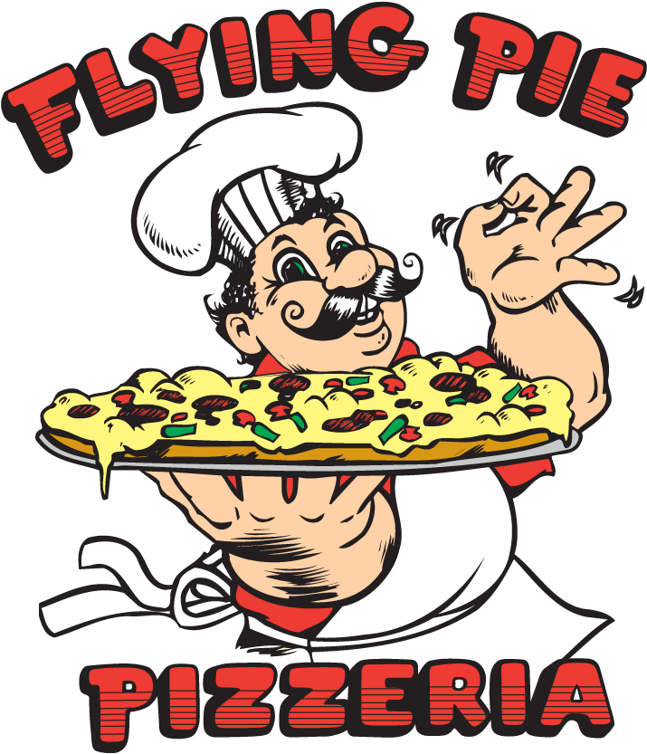 Cartoon Pie Png - Flying Pie Pizza Logo Clipart - Large Size Png Image ...
