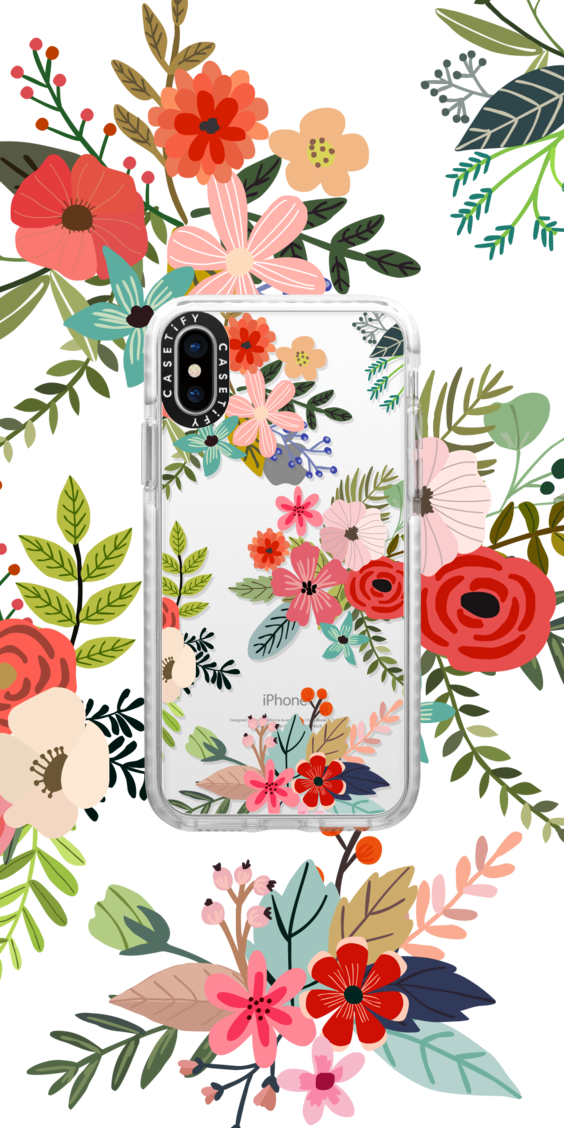 #casetify #iphone #art #design #illustrations #floral - Mobile Phone Clipart - Large Size Png ...