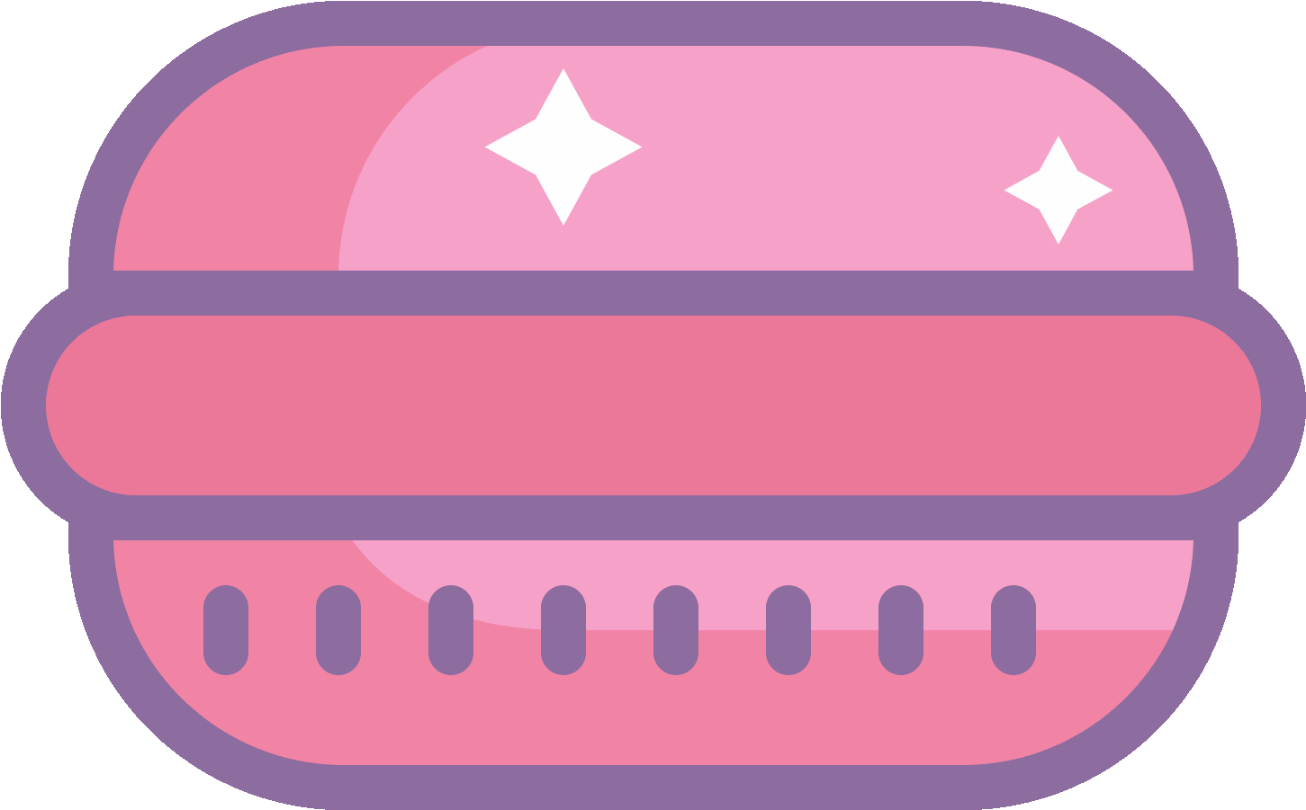 Pink Macaron Icon Clipart - Large Size Png Image - PikPng
