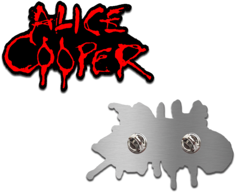 Enamel Logo Pin - Alice Cooper Patch Clipart - Large Size Png Image ...