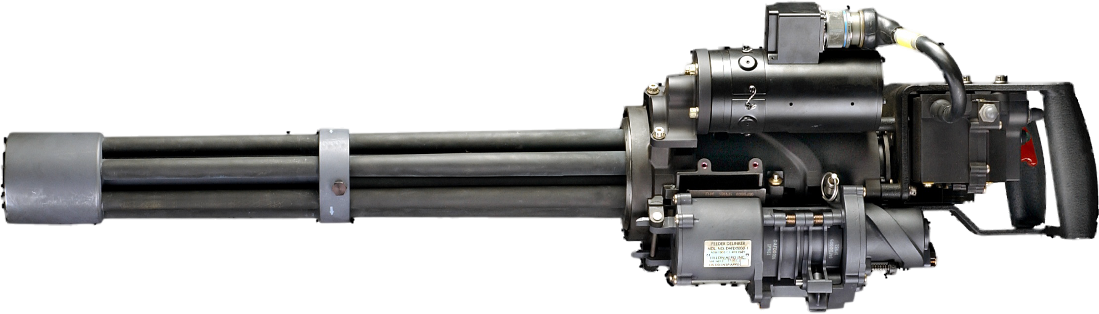 File - Dam134dt - M134 Minigun Clipart - Large Size Png Image - PikPng